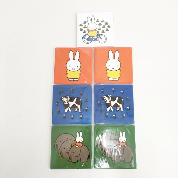 L267878-92408-19    miffy ミッフィー 新品 salut（サリュ）コラボ タイル 7枚セット その他雑貨 多色 5-0915G 267878【参考ランク】S【全体の印象】新品未使用品です。※詳しい商品説明は下部にござ...