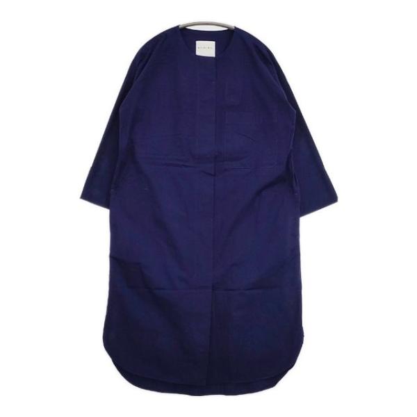 L269170-97808-39    SI-HIRAI コートワンピース CHSS18-3704 比翼ボタン コットン コート ネイビー スーヒライ 5-1124M 269170【参考ランク】B【全体の印象】使用感が見受けられますが、使用...