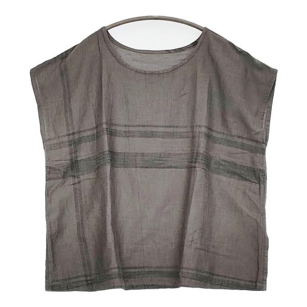 L269230-946808-119    tamaki niime suton T SHORT ノースリーブ フレンチスリーブ Ｔシャツ カットソー グレー 玉木新雌/タマキニイメ 5-0902S 269230【参考ランク】A-B【全体の...