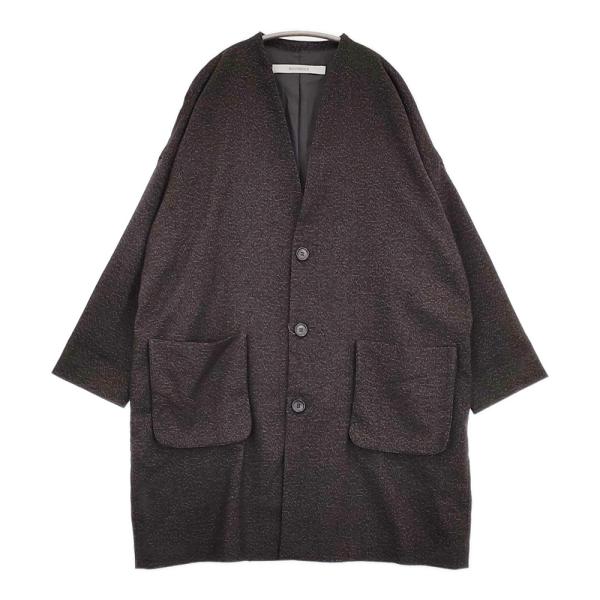 L269522-918208-59    Basisbroek オーバーサイズ サイズ1 ドロップショルダー コート ダークブラウン バージスブルック 5-1206T 269522【参考ランク】A-B【全体の印象】やや使用感はありますが、全...