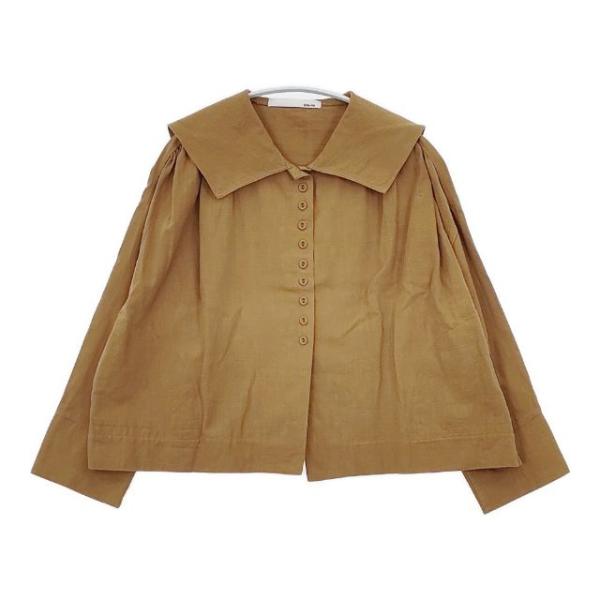 L269850-96508-29    ista-ire リネン 製品洗い 4603-6500 セーラージャケット シャツ ブラウス ブラウン イスタイーレ 6-0307M 269850【参考ランク】A【全体の印象】使用感が少なく全体的に綺...