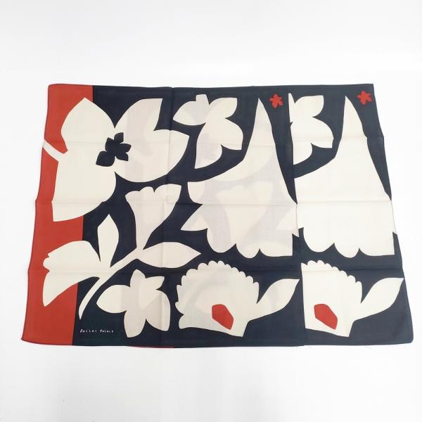 L271210-95208-19    Pal'las Palace 未使用品 2枚セット 風呂敷 スカーフ ネイビー レッド パラスパレス 6-0130G 271210【参考ランク】S-A【全体の印象】ほとんど使用感もなく新品同様の綺麗な...