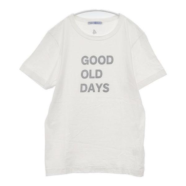 L271499-920808-69    R&amp;D.M.Co- GOOD OLD DAYS プリント 半袖Ｔシャツ カットソー ホワイト オールドマンズテーラー 6-0429S 271499【参考ランク】A-B【全体の印象】やや使用感...