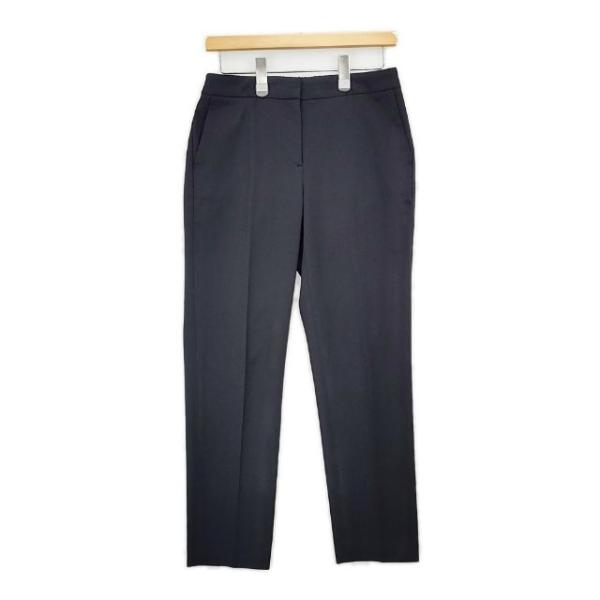 L271906-97808-39    theory luxe COTTON LINEN STRETCH PENNA G ストレッチ センタープレススラックス パンツ ブラック セオリーリュクス 5-1215G 271906【参考ランク】A...