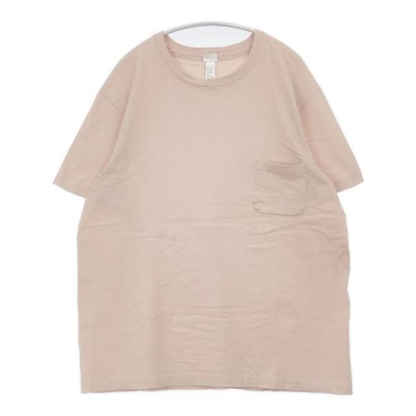 M272959-94808-29    YAECA STOCK 31031 丸胴クルーネックショートスリーブポケットTシャツ 半袖Ｔシャツ カットソー ピンク ヤエカ 6-0507S 272959【参考ランク】A-B【全体の印象】やや使用感...