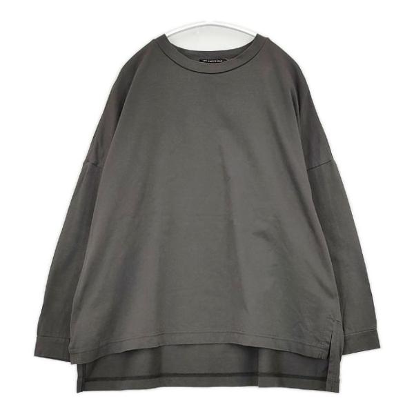 L273400-910408-49    mizuiro-ind オーバーサイズ コットン カットソー グレー ミズイロインド 6-0115M 273400【参考ランク】A-B【全体の印象】やや使用感はありますが、全体的な印象としては綺麗で...