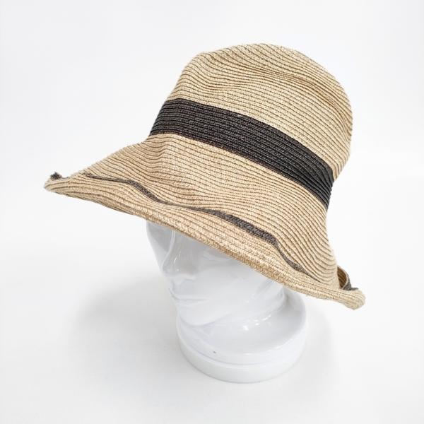 L274609-913008-49    mature ha BOXED HAT ボックスハット 帽子 ハット ベージュ マチュアーハ 6-0212M 274609【参考ランク】B【全体の印象】使用感が見受けられますが、使用する上で支障とな...