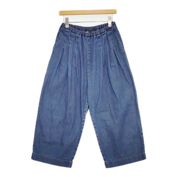 L274805-99108-39    STAMP AND DIARY SDC307ES59 ウエストタックワイドデニムパンツ 定価22000円 ブルー スタンプ アンド ダイアリー 6-0125G 274805【参考ランク】A-B【全体の...