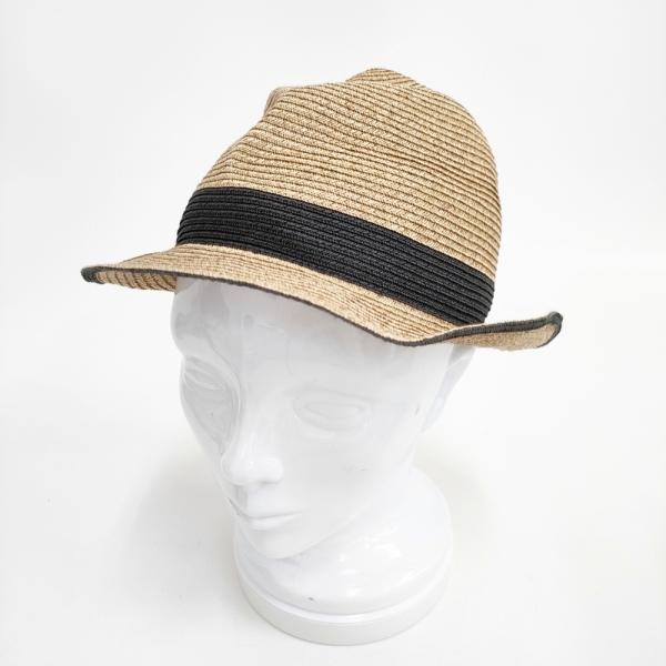 L275283-914408-49    mature ha BOXED HAT ボックスハット 帽子 ペーパー ハット ベージュ マチュアーハ 6-0212M 275283【参考ランク】A-B【全体の印象】やや使用感はありますが、全体的な...