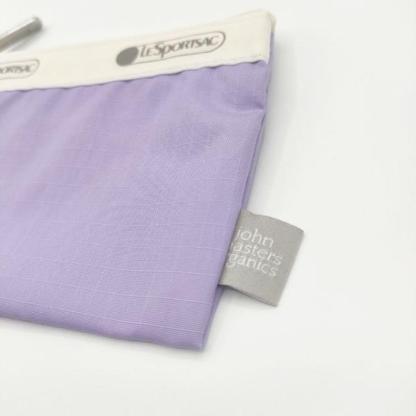 L275969-95208-29    LeSportsac john masters organics 新品 限定コラボ ミニポーチ 小物入れ ポーチ ラベンダー レスポートサック 6-0212G 275969【参考ランク】S【全体の印象...