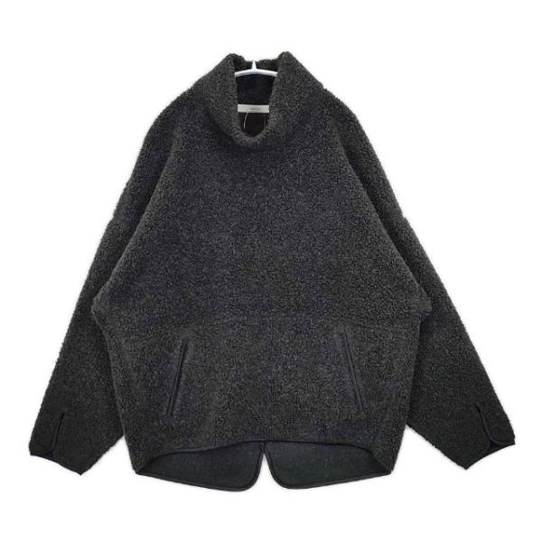 L276140-926008-89    archi BOA FLEECE HIGH NECK PULLOVER 定価25000円 ボア フリース ジャケット チャコールグレー アーキ 6-0101T 276140【参考ランク】A-B【全体...