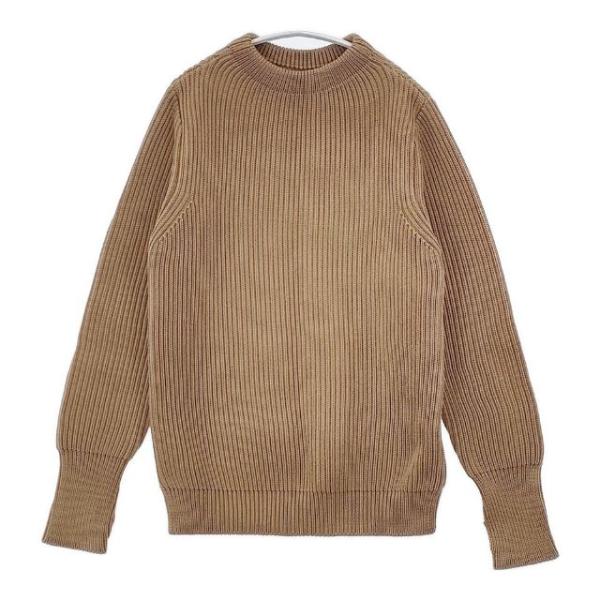 L276243-931208-99    ANDERSEN-ANDERSEN クルーネック XS イタリア製 サムホール ウール セーター ニット ベージュ アンデルセンアンデルセン 6-0105T 276243【参考ランク】A-B【全体の...