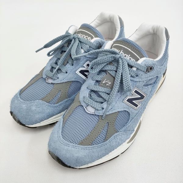 L277123-991008-229    NEW BALANCE UK 991V2 Grounded Pastels U991BV2 定価39600円 23cm スニーカー ライトブルー ニューバランス 5-1210G 277123【参考...