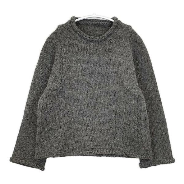 L277421-920008-79    Lin francais d'antan Mullan マラン ウール セーター ニット グレー ランフランセダンタン 6-0122T 277421【参考ランク】A-B【全体の印象】やや使用感はあり...