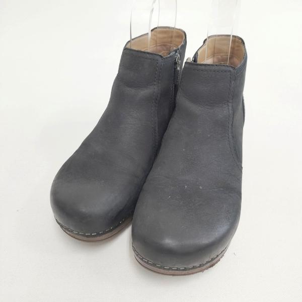 L277705-911708-59    dansko Barbara バーバラ ショートブーツ 9425107800 サイズ38 レザー ブーツ ブラック ダンスコ 6-0305G 277705【参考ランク】B【全体の印象】使用感が見受け...
