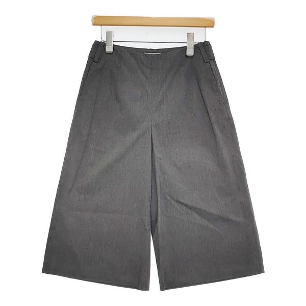 L277854-93908-29    MARGARET HOWELL PINPOINT OXFORD TROUSERS 2 578-6244001 定価27500円 ワイドハーフパンツ グレー マーガレットハウエル6-0210M 2778...