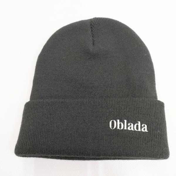 L278158-96508-39    Oblada オブラダ KNIT CAP ビーニー 刺繍 帽子 ニットキャップ ブラック 6-0112T 278158【参考ランク】A-B【全体の印象】やや使用感はありますが、全体的な印象としては綺麗...