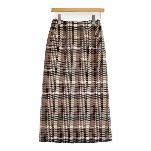 L278629-916908-59    tricot COMME des GARCONS タイトスカート S TS-10012S ロング AD1996 ブラウン ベージュ トリココムデギャルソン 6-0207G 278629【参考ランク】...