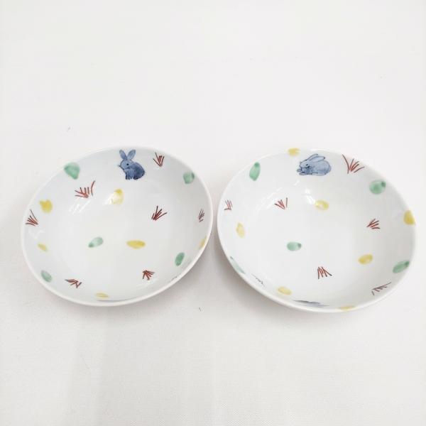 L278796-918008-69    古川章蔵 フルカワショウゾウ うさぎ ボウル皿 3枚セット 食器 ホワイト 6-0108G 278796【参考ランク】A【全体の印象】使用感が少なく全体的に綺麗に感じられます。※詳しい商品説明は下部...