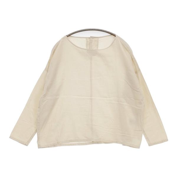 L279557-919208-59    evam eva コットンカシミヤスクエアープルオーバー E181T015 ブラウス シャツ ベージュ エヴァムエヴァ 6-0311M 279557【参考ランク】B【全体の印象】使用感が見受けられま...
