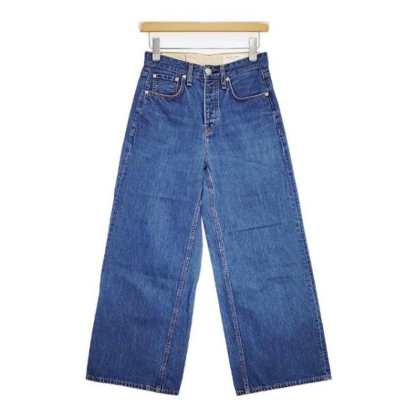 L281028-93908-39    rag &amp; bone ボタンフライ F2-W04111 ジーンズ サイズ25 コットン デニムパンツ ブルー ラグアンドボーン 6-0509G 281028【参考ランク】B【全体の印象】使用感...