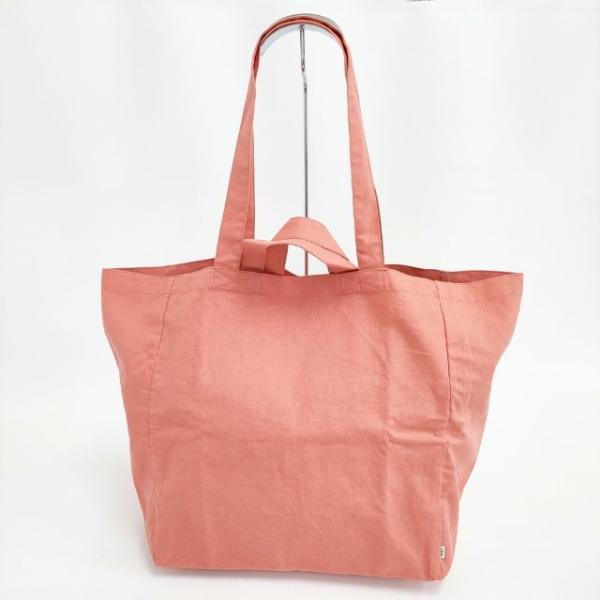 L281556-93908-29    無印良品 IDEE イデー Linen Cotton Tote Bag 日本製 2way トートバッグ オレンジ 無印良品 6-0509G 281556【参考ランク】A-B【全体の印象】やや使用感はあ...