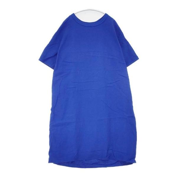 L284125-928608-79    maillot リネンコットン バックタック linen rich back tuck MAS-24112 製品染め 半袖 ワンピース ブルー マイヨ 6-0608S 284125【参考ランク】A-...