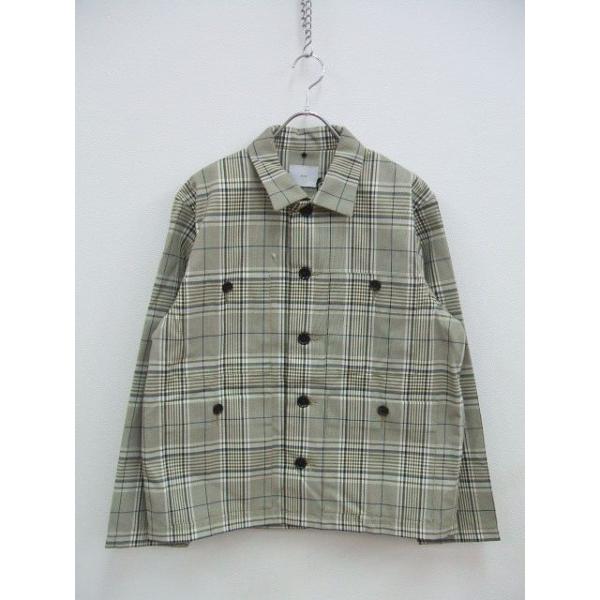 MF84179-960008-199    ATHA/A1901-T-04/PL/CO HIGH DENSITY FIELD JACKET/チェックフィールドジャケット/アタ/定価51000円 中古 1-0611M F84179【参考ランク...