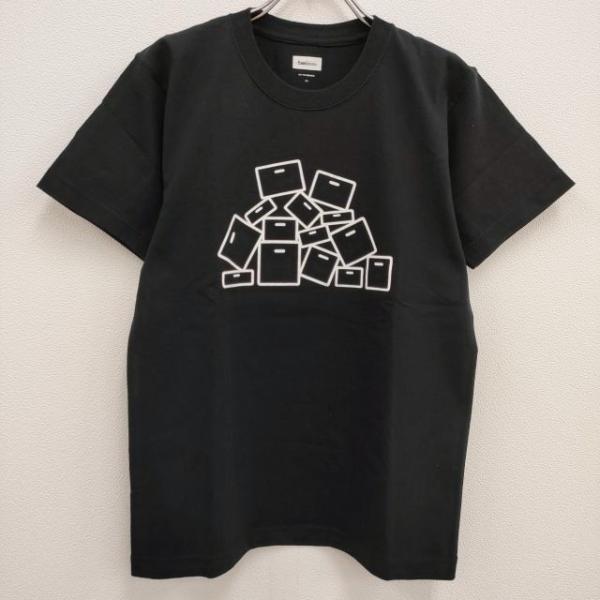 MF95753-93908-29    Fresh Service 新品 PILE CARTON サイズS 定価8600円 プリント 半袖Ｔシャツ カットソー ブラック フレッシュサービス 4-0602S F95753【参考ランク】S【全体...