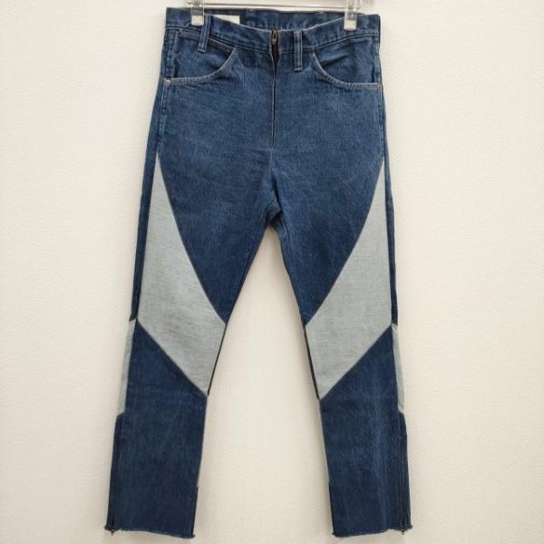 MF96977-929908-89    77circa 新品 circa make AJ cutback denim pants 定価31900円 加工 リメイク 30 デニムパンツ ブルー ナナナナサーカ 4-0810G F96977【...