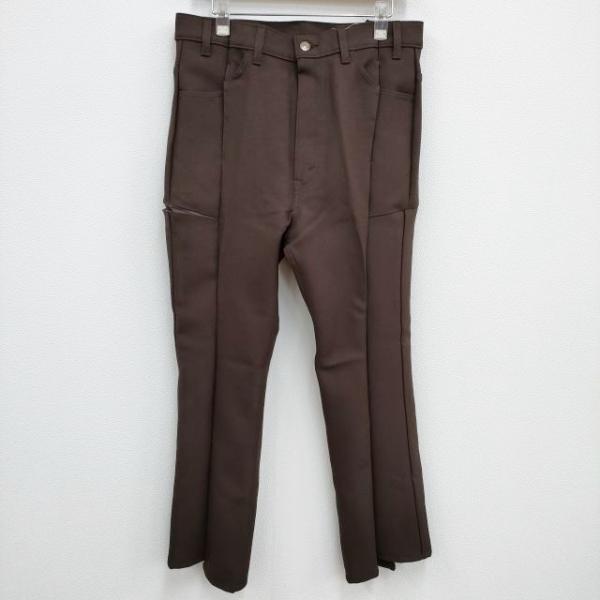 MF96982-939008-129    77circa 新品 circa make polyester ge3 pants 定価37400円 加工 リメイクパンツ 34 cm23ss-09 ブラウン ナナナナサーカ 4-0810M F9...