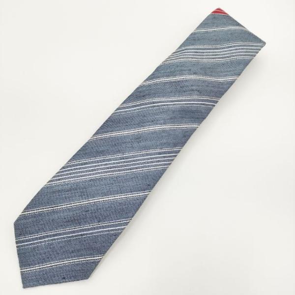 MF97124-19260814-19    SHIPS tailoring style 日本製 シルクリネン ネクタイ ライトブルー シップス 5-0510G F97124【参考ランク】A【全体の印象】使用感が少なく全体的に綺麗に感じられ...