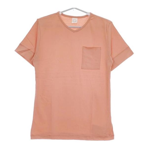 MF97944-1960814-19    MANUAL ALPHABET 新品 MA-C-043 サイズ2 ポケット付半袖Ｔシャツ カットソー ピンク マニュアルアルファベット 5-0424S F97944【参考ランク】S【全体の印象】新...