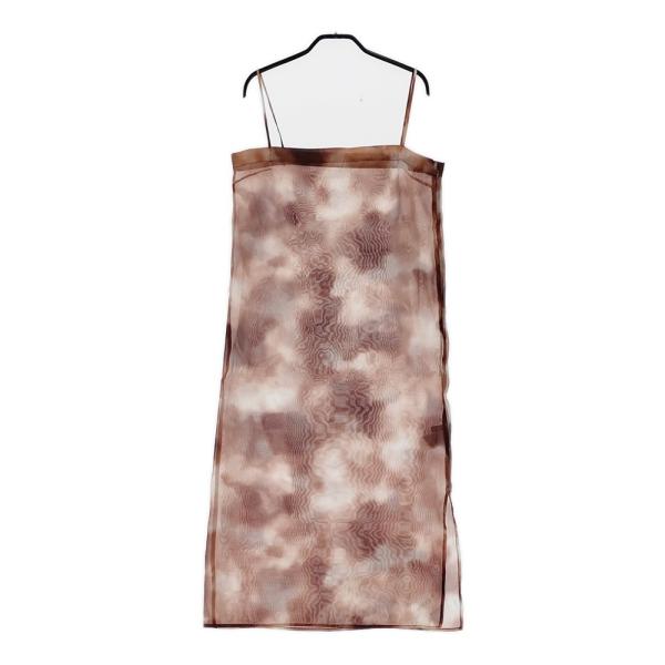 LF99804-97208-39    SELENAHELIOS 22SSSLN5001 キャミソールワンピース シアー シースルー ワンピース ブラウン セレナヘリオス 5-0606S F99804【参考ランク】A-B【全体の印象】やや使...