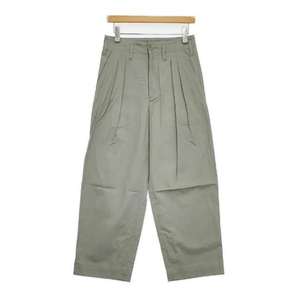 MF99921-931208-99    AURALEE WASHED FINX HERRINGBONE SLACKS  定価37400円 A22SP03FH ヘリンボーン パンツ ライトグリーン オーラリー 5-1019G F99921【...