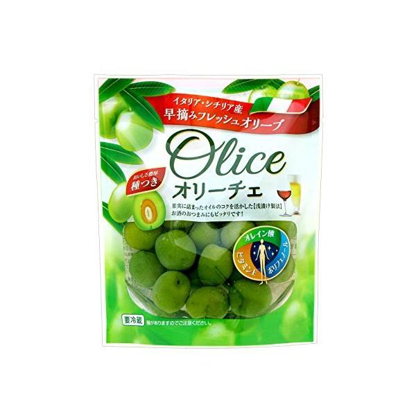 「商品情報」イタリア・シチリア産の早摘み果実を塩水に漬けた、「浅漬け」タイプのオリーブ。果実のフレッシュ感を残す製法で、実に含まれるオイルの風味を引き立てました。しっかりとした肉質と、口の中に広がるオイリーな風味は、従来の瓶詰とは異なる味わ...