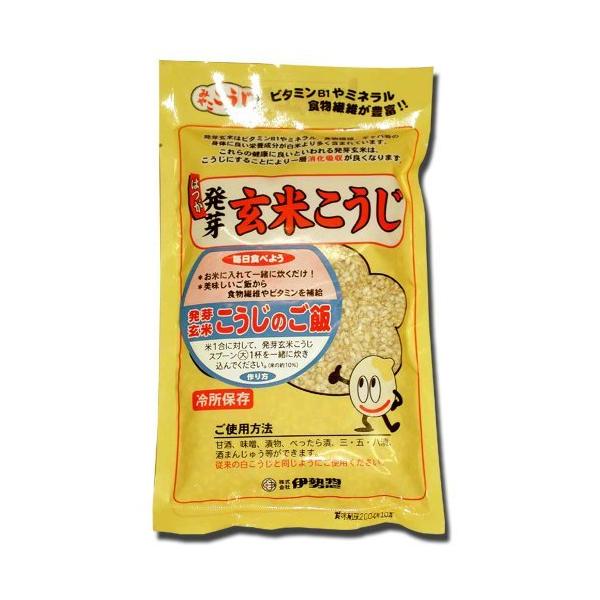 「商品情報」使い方は、あま酒、塩麹、手作り味噌など米麹と同様にご利用できます。 国内産原料100%使用。 発芽玄米由来のビタミンB1、食物繊維、ギャバ(γ-アミノ酪酸)といった成分が含まれています。その発芽玄米を当社独自の方法で麹にしました...