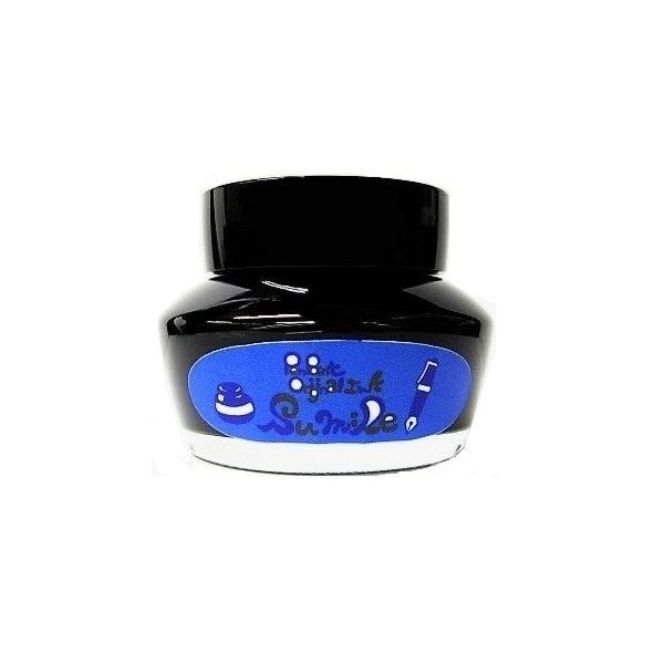 ＰｅｎＰｏｉｎｔ店オリジナルの万年筆用ボトルインクです。スミレの綺麗な青をイメージしました。落ち着いたブルーの色のインクです。水性染料５０ｍｌ