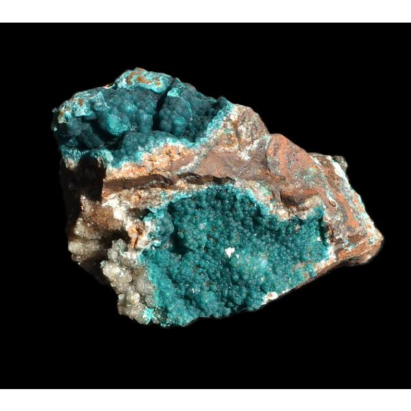 母岩付き亜鉛孔雀石の標本標本のサイズは約40×30mmメキシコ産