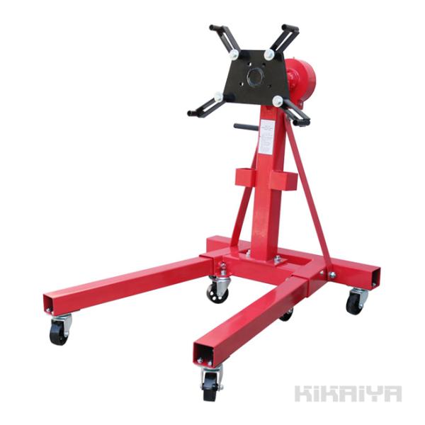 【仕様・状態】■本体重量:約 42.5kg■本体サイズ:画像参照■最大許容荷重:約 680kg（1500LBS）■ギア比:63：1■本体材質:スチール■キャスター:Φ70×28mm（鉄製、自在キャスター×6個）■梱包箱サイズ:360×840...