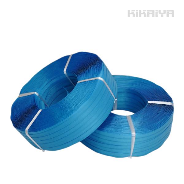 【仕様・状態】■サイズ:幅 約15.5ｍｍ、長さ 1000ｍ、1巻 約直径330×高さ170mm■内容量:2巻■重量:4kg/1巻■材質:ポリプロピレン (PP)■梱包箱サイズ:390×380×250mm（梱包重量 8.5kg）※画像はイメ...