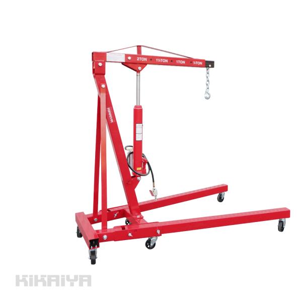 【仕様・状態】■本体重量:80kg■ブーム長さ/最大能力:690mm/500kg865mm/450kg1040mm/400kg1215mm/350kg■材質:スチール■使用エアー圧力:0.58〜0.98Mpa■上昇スピード:毎分 1400m...