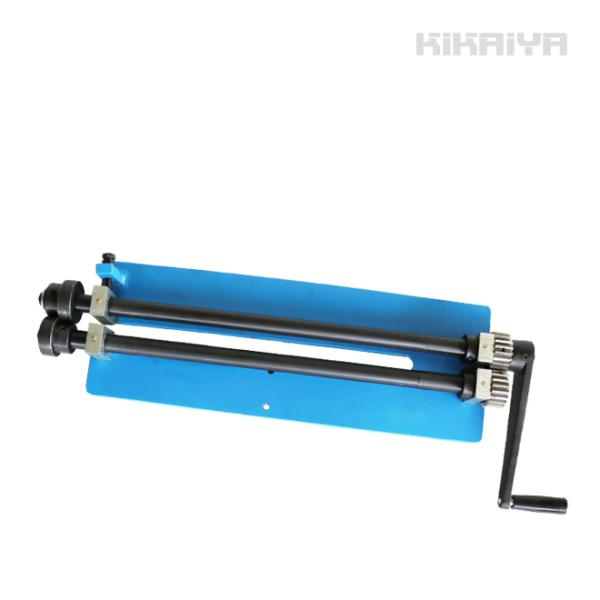 【 付属ローラー 】・1.5mm／3.3mm／6.3mmのフランジ加工ダイス（角型） ・8.5mm／12mm／15mmの溝付け加工ダイス（丸型/溝深さは3.3mm） ・ふところが約450mmと深いので、180度向きを変えると約900mmまで...