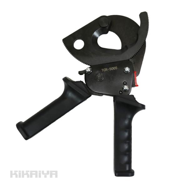 ・太いケーブルの切断が手動で出来る、ケーブルカッターです・単線／多芯線の銅・アルミケーブルを切断できます・ラチェット式なので、少ない力で高い切断能力を発揮します・ハンドルを縮めた状態で、細い配線カットや早送りが片手で容易にできます太い配線や...