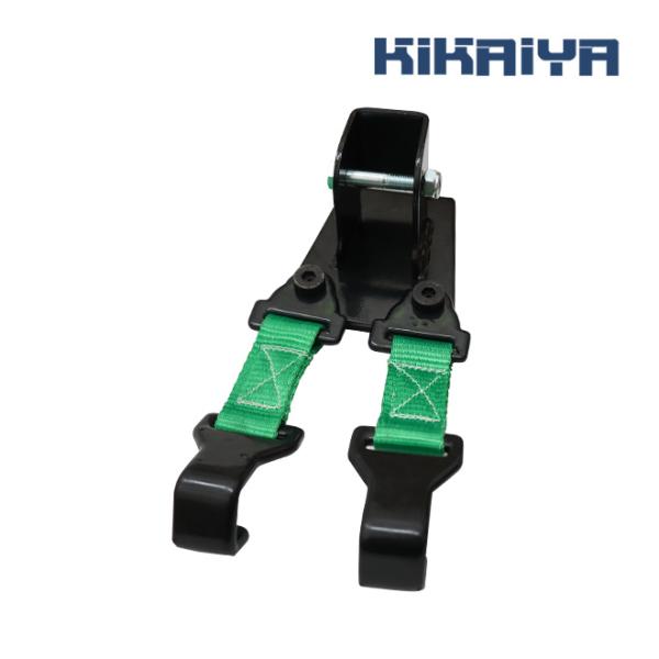 ●上部の穴にハイジャッキの爪の先端がピッタリはまります※KIKAIYAのハイジャッキの場合です他社のハイジャッキには穴サイズ・ボルト位置等が合わない場合がございます●ホイールの穴やスポークにフックを引っかけることで、ハイジャッキでのリフトア...