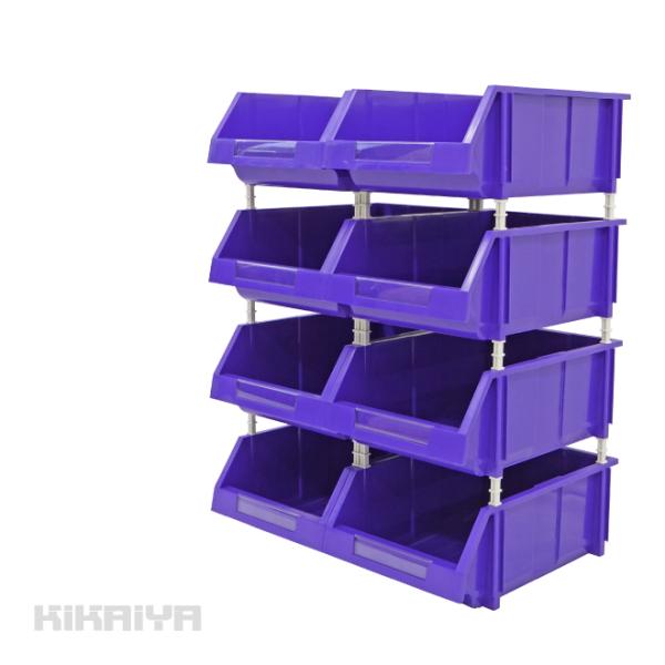 ・不定形部品・道具の整理整頓におすすめ！・用途に合わせて上下左右に連結可能・コンテナ1個につき25kgまで収納いただけます※コンテナを重ねて収納することはできません※本品は新品ですがインポート品のため外見に小傷があったり多少の歪みがあったり...