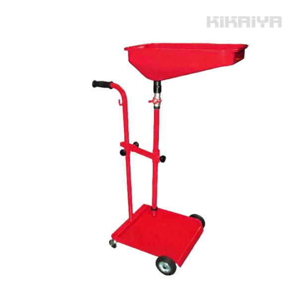 ●本体の下の台車部分にペール缶を置いて廃油を入れます●廃油が満杯になったらペール缶を手で持ち上げて廃油タンクへ移します●受け皿下のバルブはペール缶のオイルがあふれそうになった時はオイルが落ちてくるのを直ぐに止める事が出来るためオイルがあふれ...