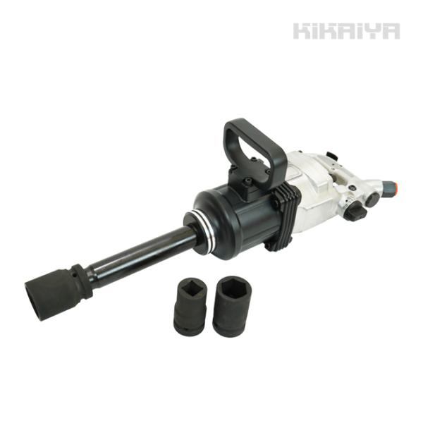 【仕様・状態】■本体重量:14.0kg■セット重量:18.0kg■本体サイズ:画像参照■収納ケースの外寸(閉じた状態):660×150×280mm■アンビル長さ:220mm■ソケット差込角:1”（25.4mm）■エアインレットサイズ:1/2...