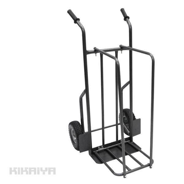 【仕様・状態】■本体重量：13.0kg■耐荷重：150kg■本体材質：スチール■車輪：ノーパンクタイヤΦ240×幅75mm■梱包サイズ：約600×500×1150mm（簡易梱包）【別途送料(1点につき)】★北海道：2000円を申し受けます★...