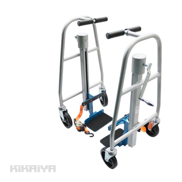 【仕様・状態】■積載荷重:500kg(2台合計)■本体重量:27kg（2台合計）■車輪:ベアリング入り自在キャスター×4個φ 125×38mm（ポリウレタン）■梱包箱サイズ:885×365×550mm（重量 29kg）※組み立てが必要な商品...